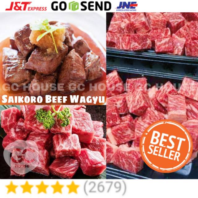 Jual SAIKORO Wagyu Beef Premium Meltique Meltik Cubes Steak 2cm Pack ...