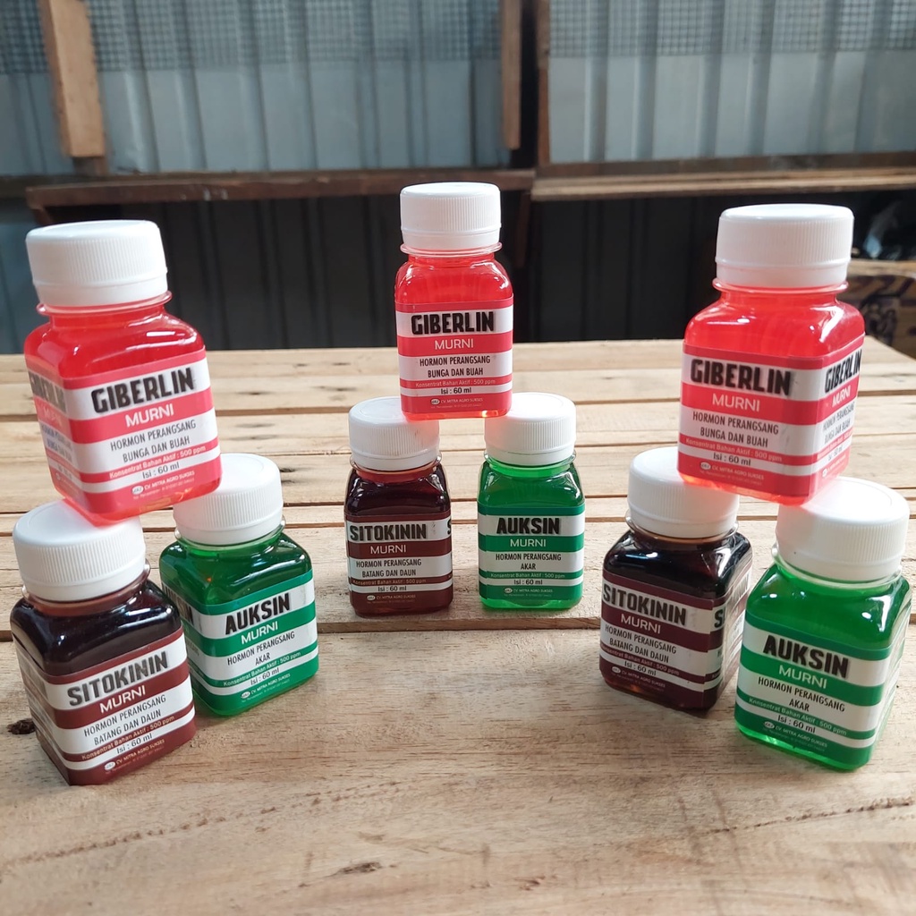 Jual Paket Lengkap Hormon Pertumbuhan Tanaman Sitokinin Giberelin ...