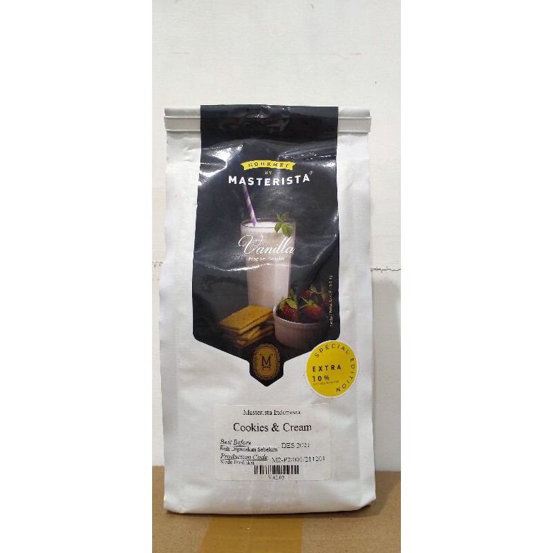 Jual MASTERISTA COOKIES & CREAM 800g | Shopee Indonesia