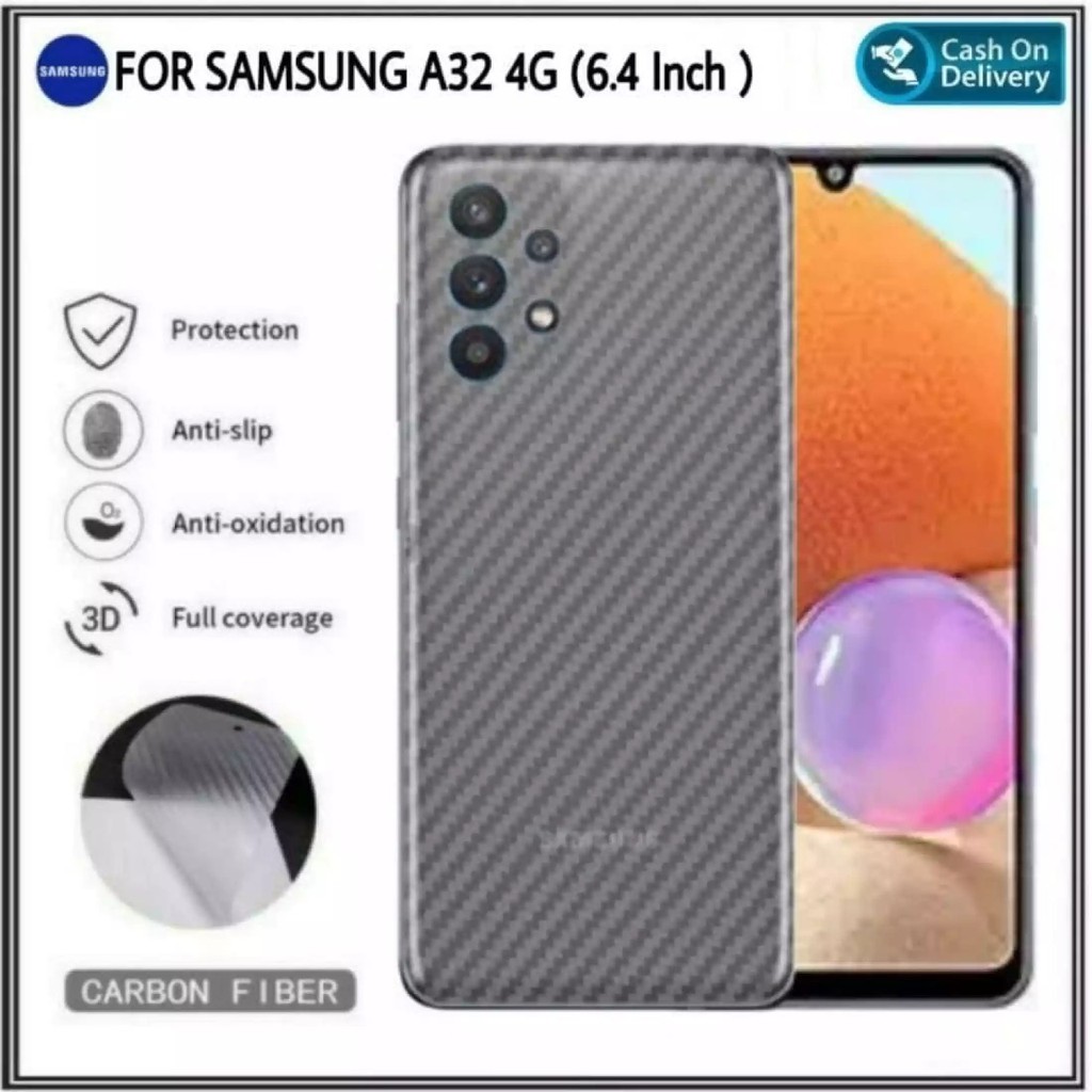 Jual Garskin Carbon Samsung a06 a56 a36 a16 a25 a15 a14 A55 A35 a05 a05s a03 a03 core a50 a33 ...
