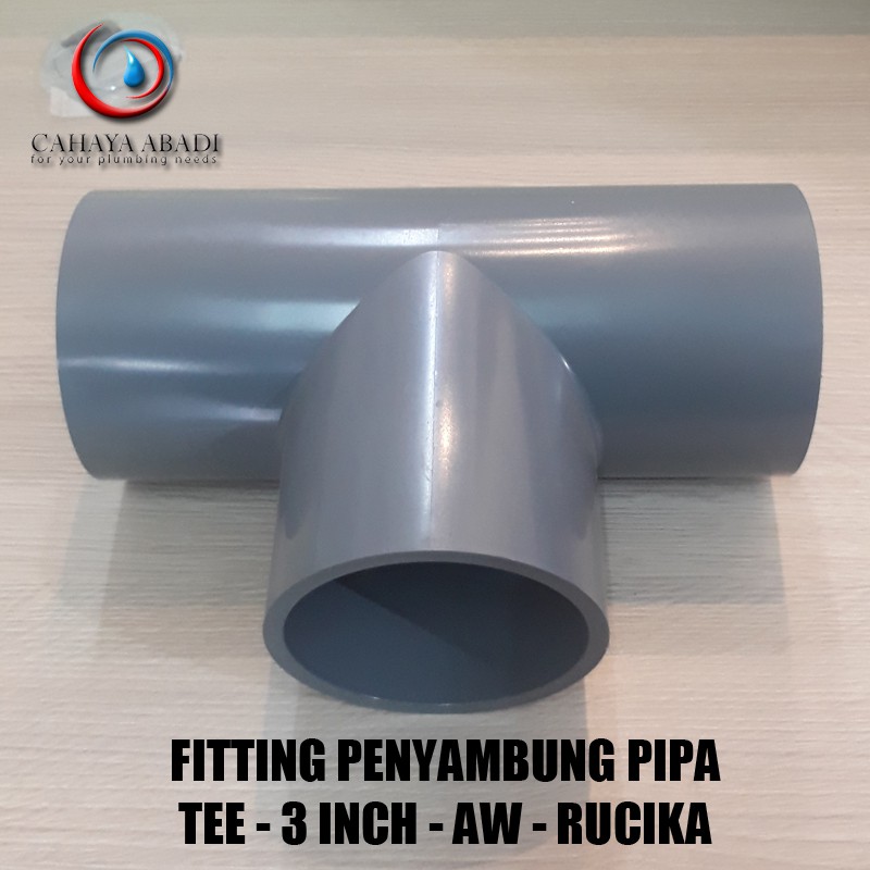 Jual GROSIR - FITTING PIPA - TEE - 3 INCH - AW - RUCIKA | Shopee Indonesia
