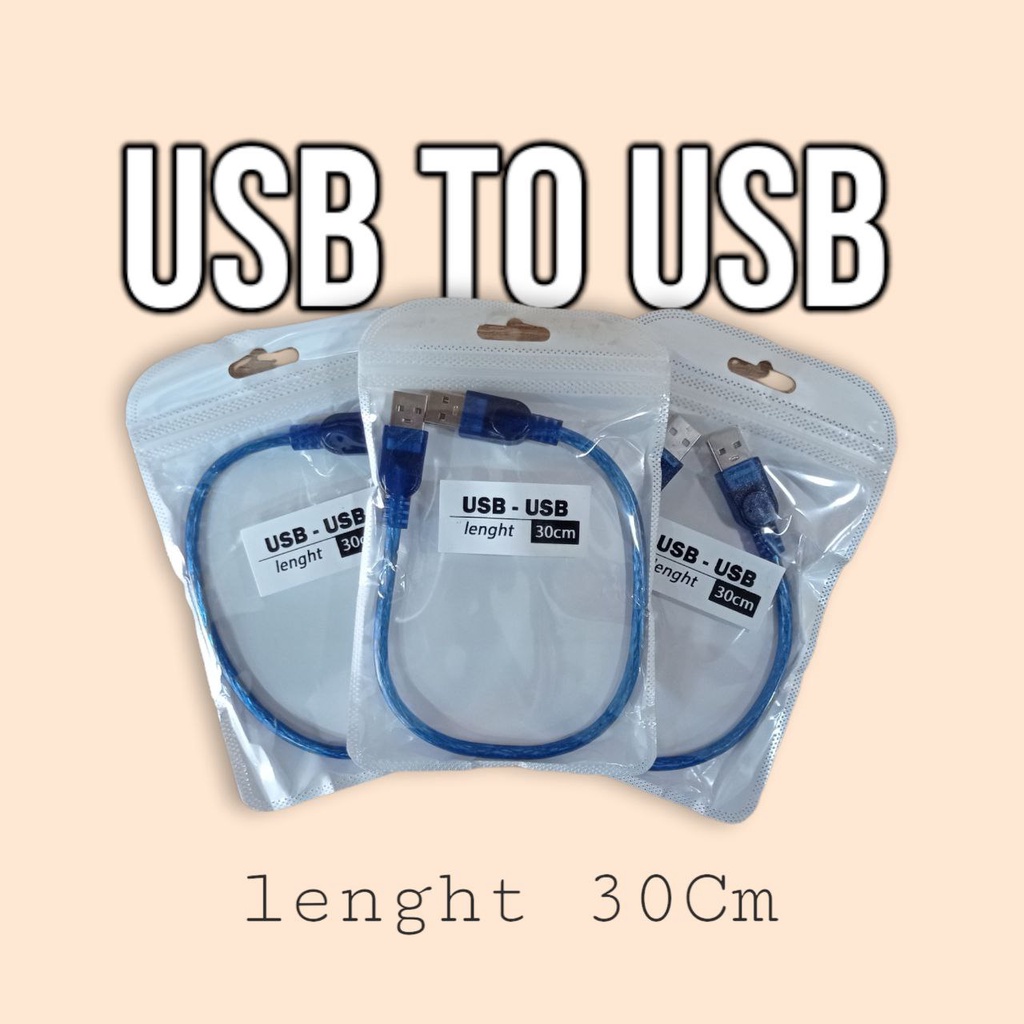 Jual KABEL USB TO USB 30CM | Shopee Indonesia
