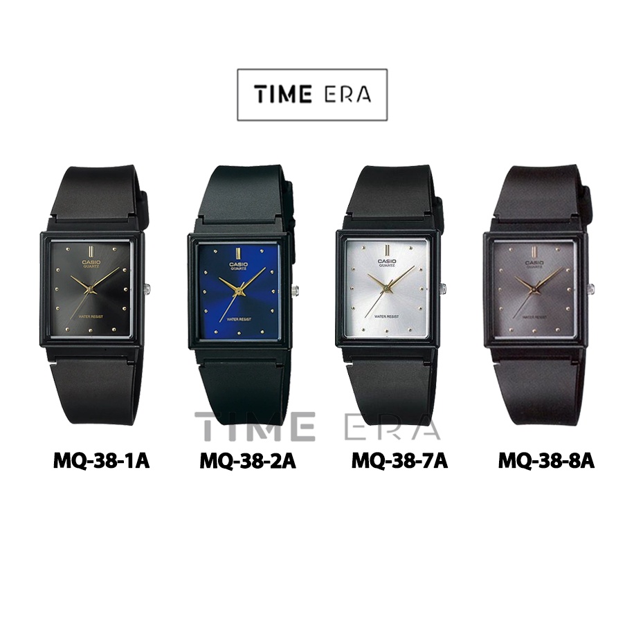 Jual Casio General MQ-38-1A 2A / MQ38-8A 7A Jam Tangan Wanita Analog Karet | Shopee Indonesia