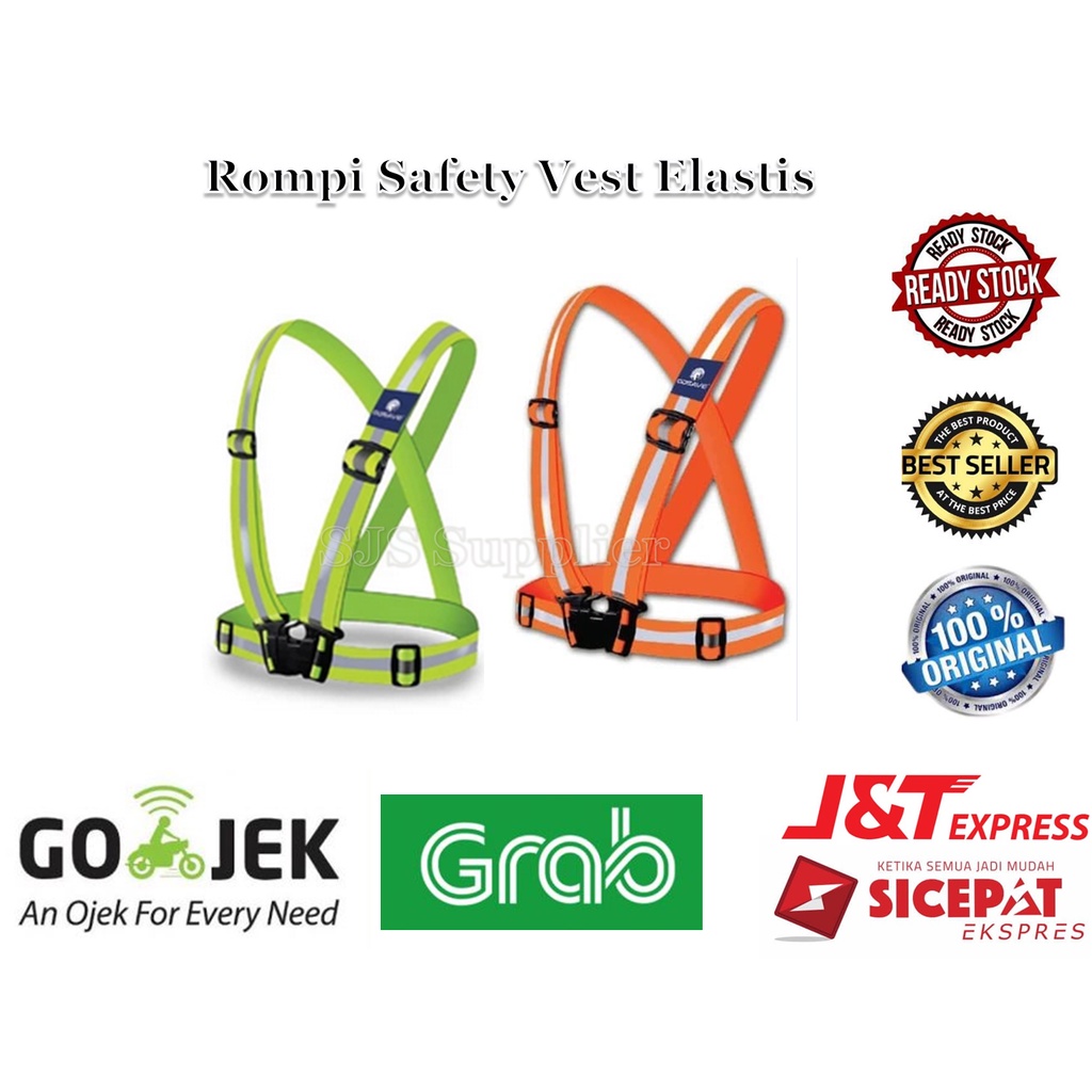 Jual Rompi Safety Elastic Scotlite Vest Rompi Karet Safety Proyek V ...