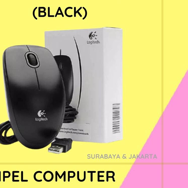 Jual B100 | MOUSE USB LOGITECH B100 ORIGINAL RESMI (BLACK) | Shopee ...