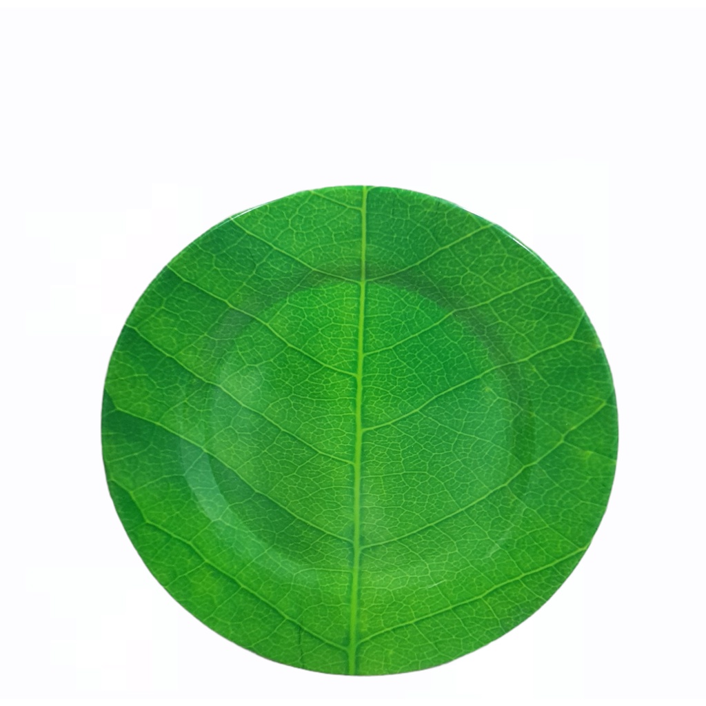 Jual Piring Makan Melamin Bulat 10" Motif Daun [PB-10C] | SingaSingi ...