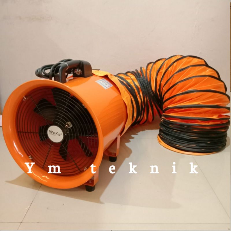 Jual Portable Ventilator Blower 12 Inch Slang Flexible Duct Hose 5 / 10 Meter Weka | Shopee ...