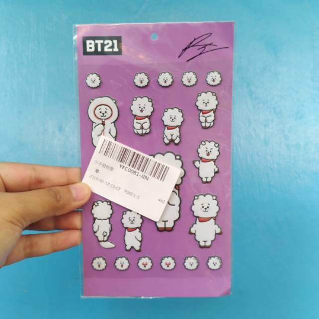 Jual Sticker Stiker BT21 RJ | Shopee Indonesia