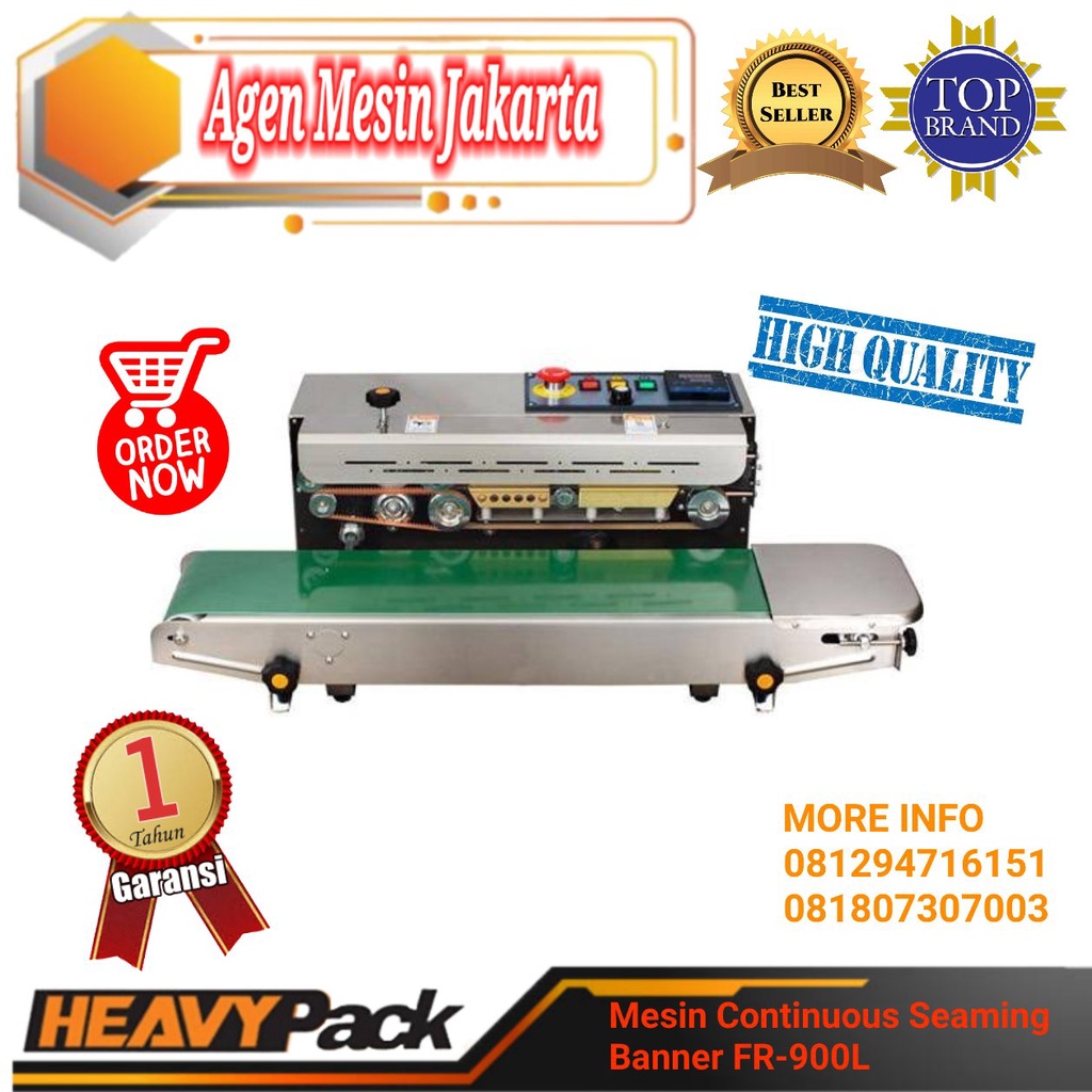 Jual MESIN CONTINUOUS SEALER SPANDUK SEAMING BANNER FR-900L | Shopee ...