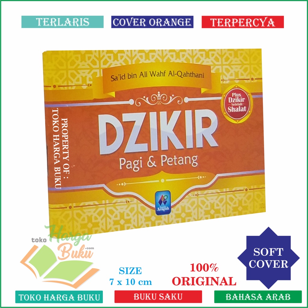 Jual Dzikir Pagi & Petang / Zikir Pagi dan Petang Sore Cover ORANGE ...