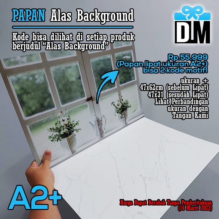 Jual PAPAN Alas Background Foto papan ukuran Sedang A2+ 47cm * 62 cm ...