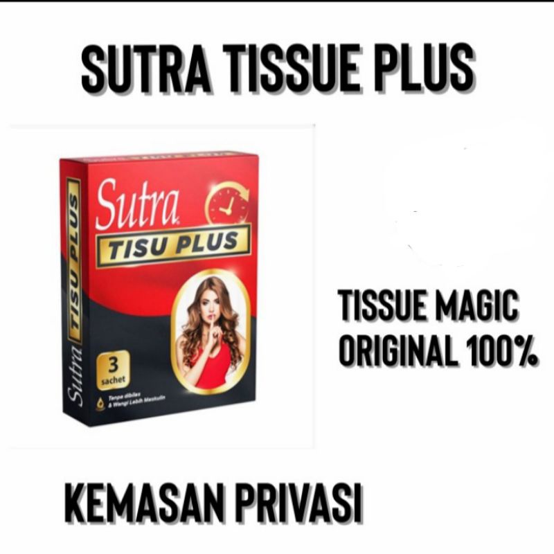 Jual Sutra Tissue Plus isi 3 - Sutra Tissue Magic | Shopee Indonesia