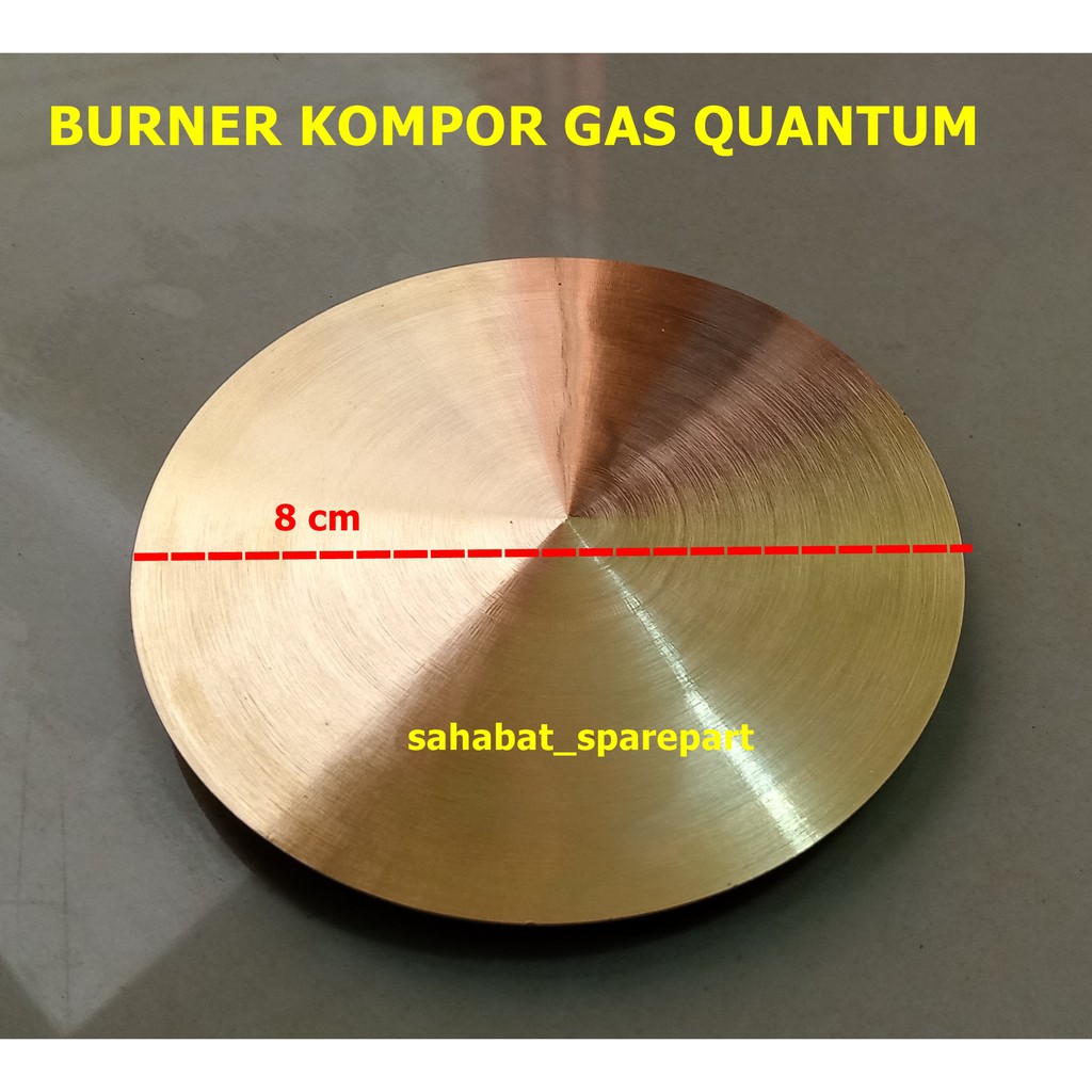 Jual BURNER KOMPOR GAS QUANTUM SEDANG BAHAN KUNINGAN DIAMETER 8 CM ...