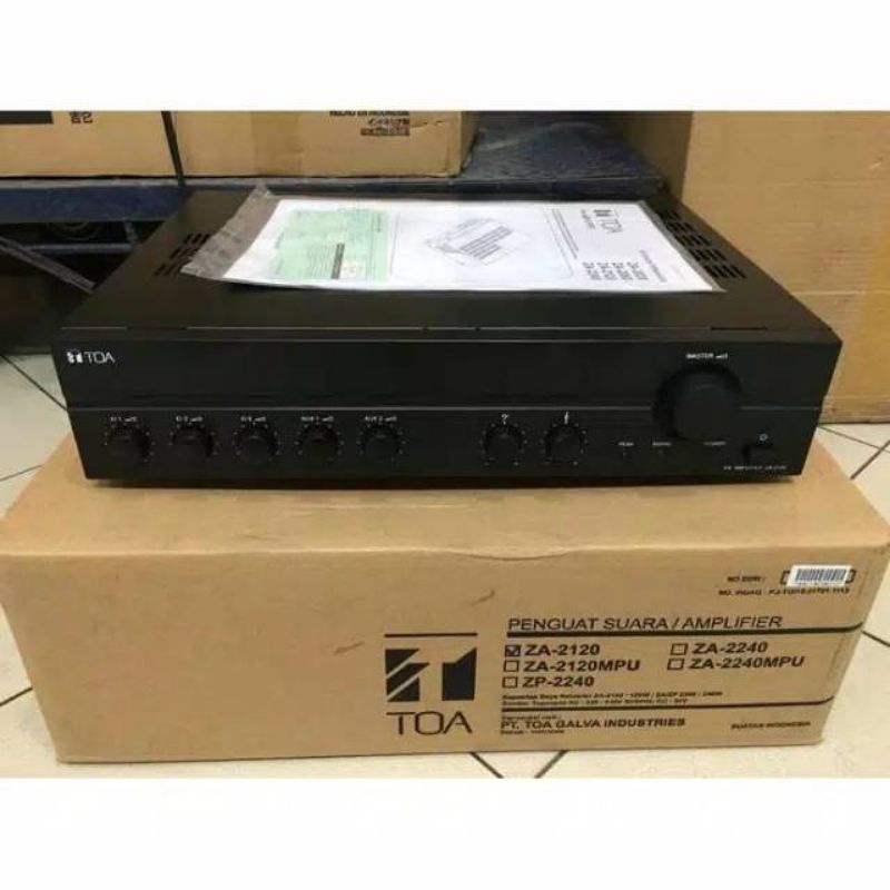 Jual Ampli TOA ZA-2120.original.120watt.garansi resmi TOA. | Shopee ...