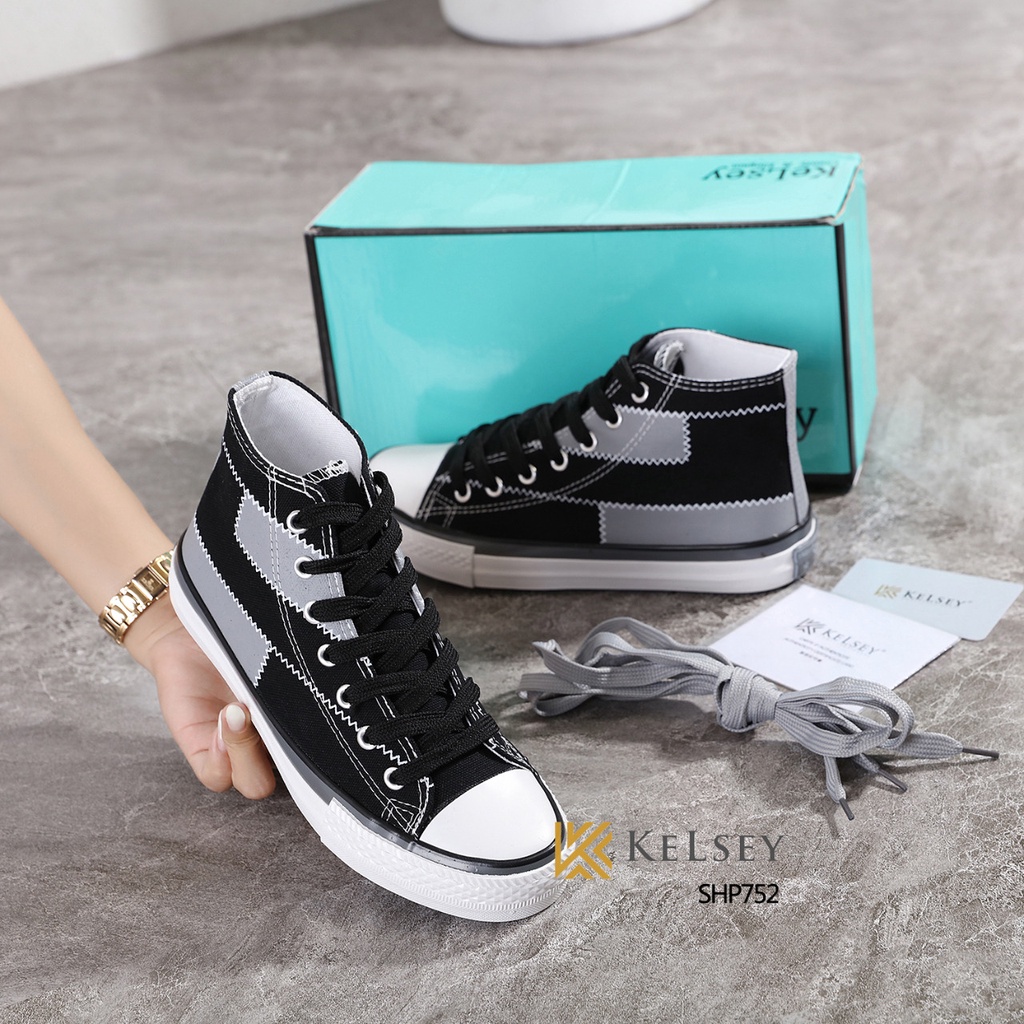 Jual Kelsey Sepatu Sneakers Kanvas Wanita / Sepatu Kerja Anak Remaja Hingga Dewasa SHP752 ...