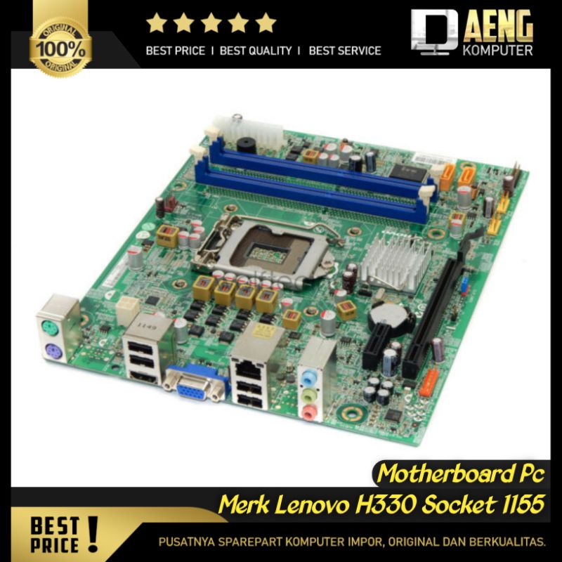 Jual Motherboard Mainboard Mobo Pc Intel Built Up Lenovo H330 Socket 1155 | Shopee Indonesia