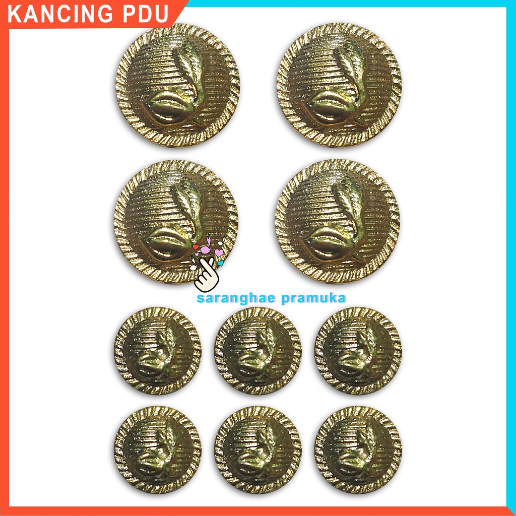 Jual Kancing PDU Kancing Pramuka Kancing COR Seragam Upacara Pramuka ...