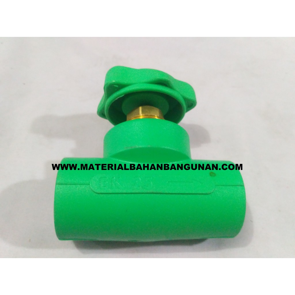 Jual straight way valve PPR 2 inch sambungan pipa air panas stopkran ...
