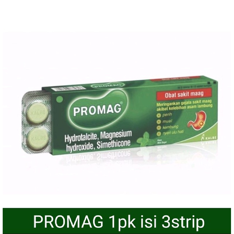 Jual PROMAG 1pak isi 3 strip/ obat maag | Shopee Indonesia