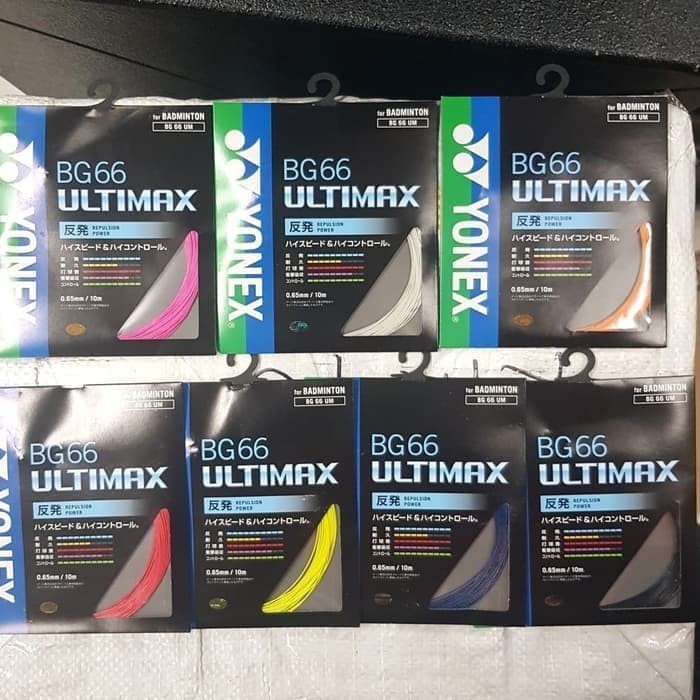 Jual Senar Badminton Yonex Bg 66 Ultimax Japan 100% Original | Shopee ...