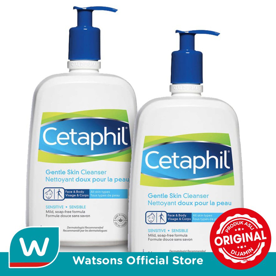 Jual Cetaphil Gentle Skin Care 1 Liter Bundle Pack | Shopee Indonesia