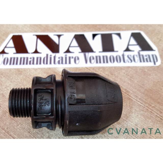 Jual Fitting HDPE Male Thread Adaptor MTA 1/2 inch - OD 20 mm Penguin ...