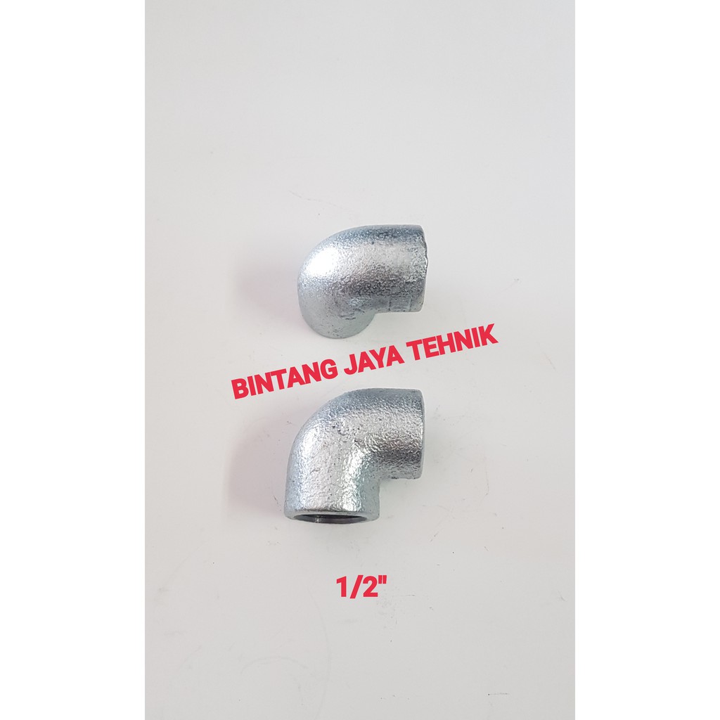 Jual ELBOW 1/2" 90 GALVANIS / KNEE DRAT 1/2" 90 GALVANIS | Shopee Indonesia