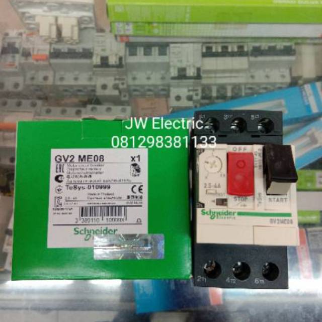 Jual GV2 ME08 Motor Circuit Breker Schneider | Shopee Indonesia