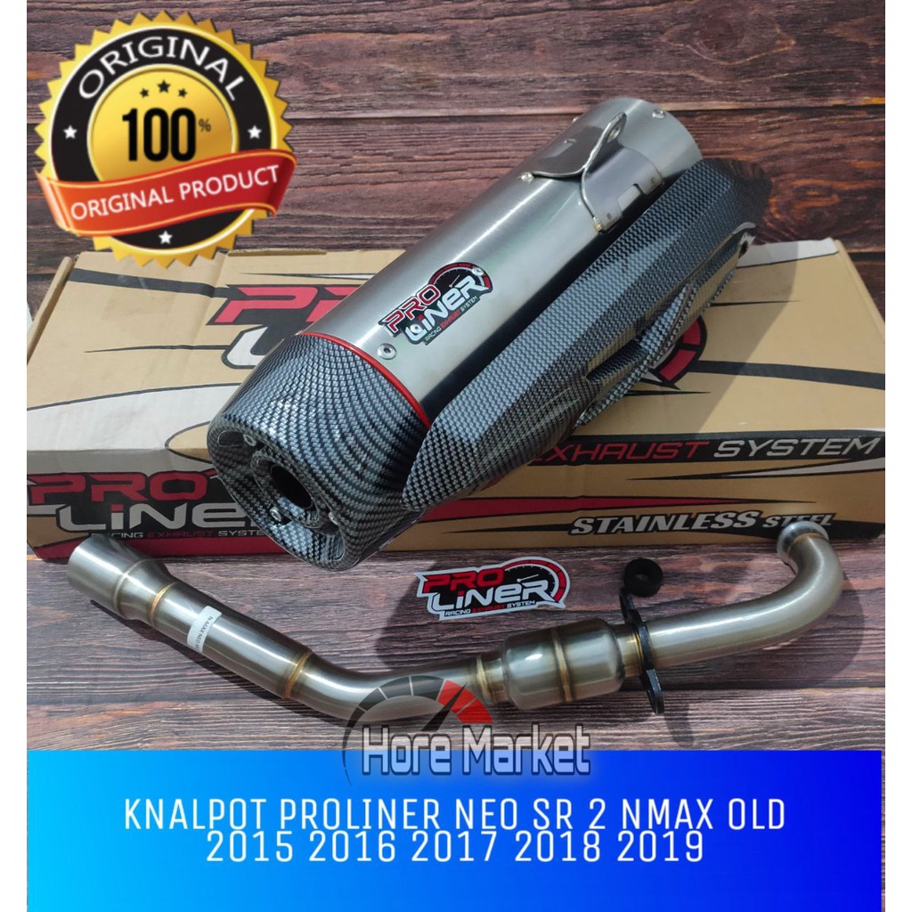 Jual KNALPOT PROLINER NEO SR 2 ORIGINAL NMAX 150 / 155 OLD / AEROX 155 ...