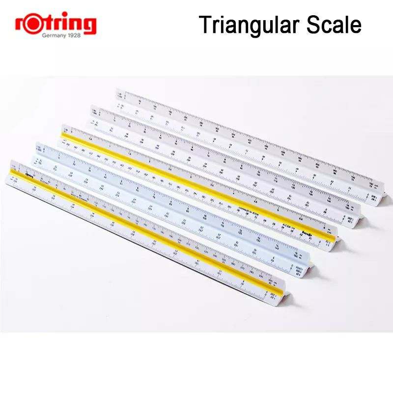 Jual penggaris skala/triangular scale/penggaris arsitek/penggaris ...