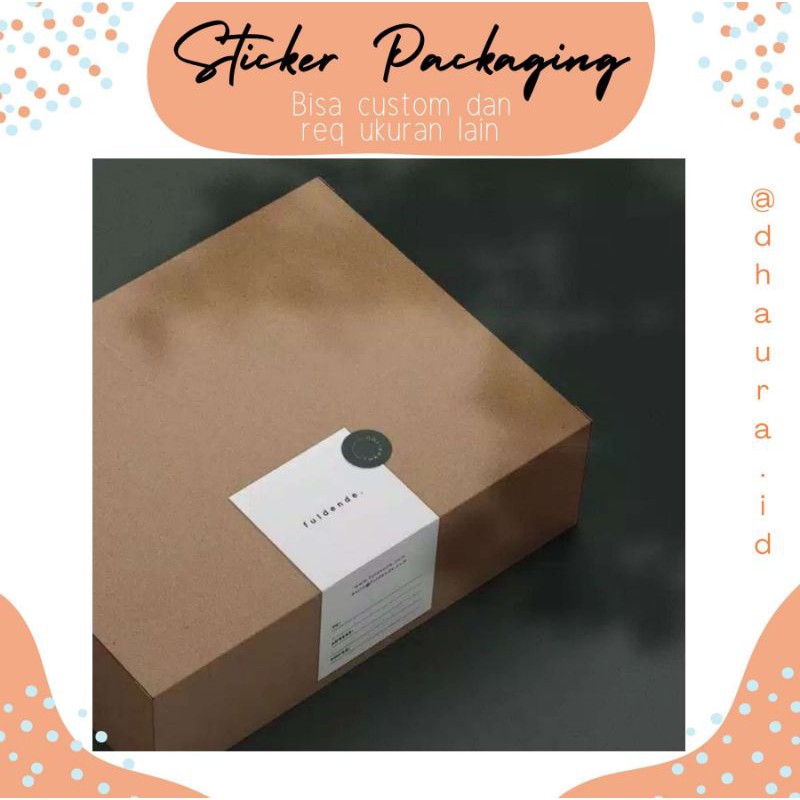 Jual Sticker Packaging, Segel Packaging, Segel Kemasan, Label Sticker ...