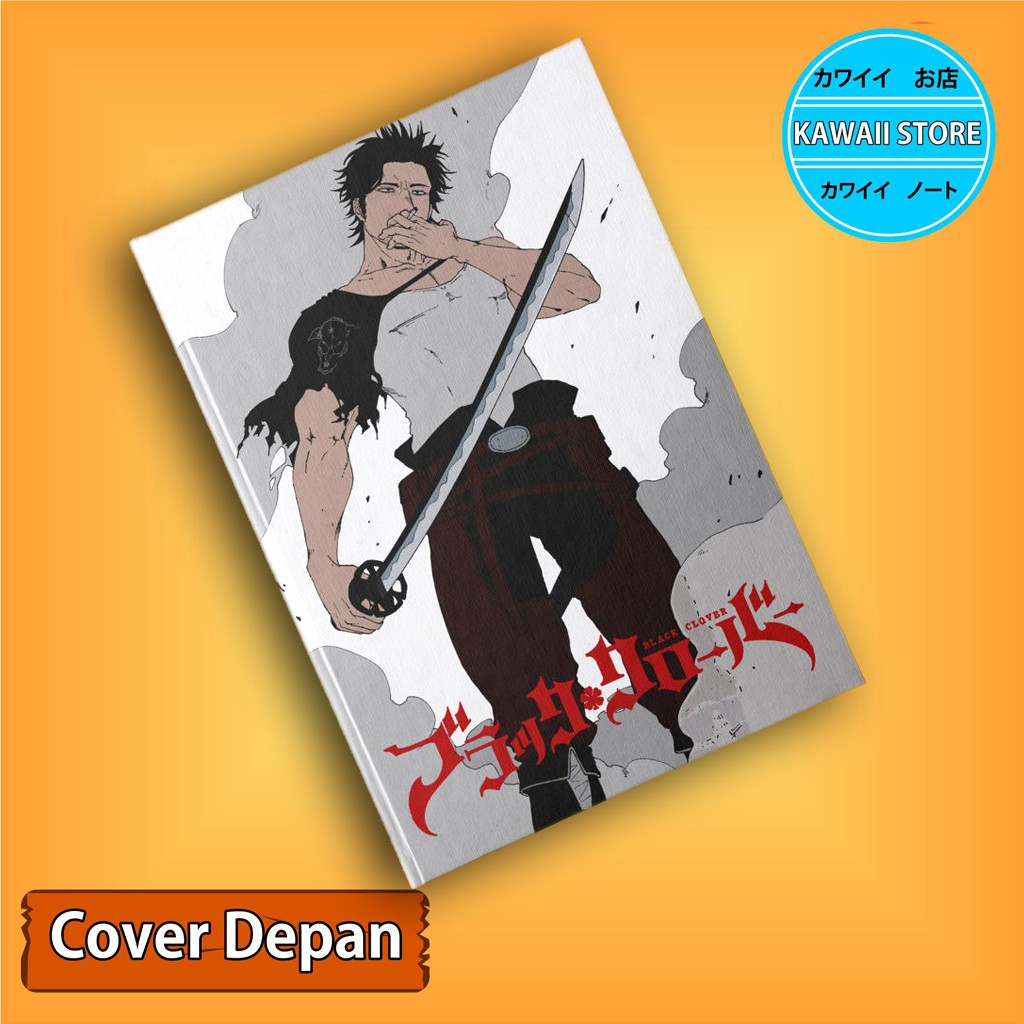 Jual Notebook / Pocket book Hard Cover Anime BLACK CLOVER YAMI SUKEHIRO ...