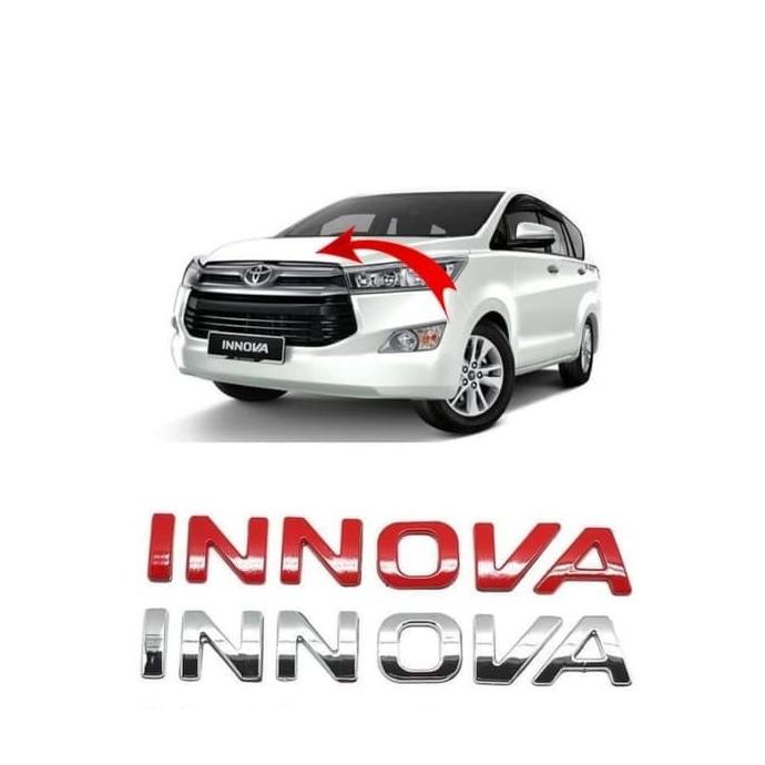 Jual NEW PRODUCT EMBLEM LOGO TULISAN KAP MESIN INNOVA EMBLEM HURUF ...