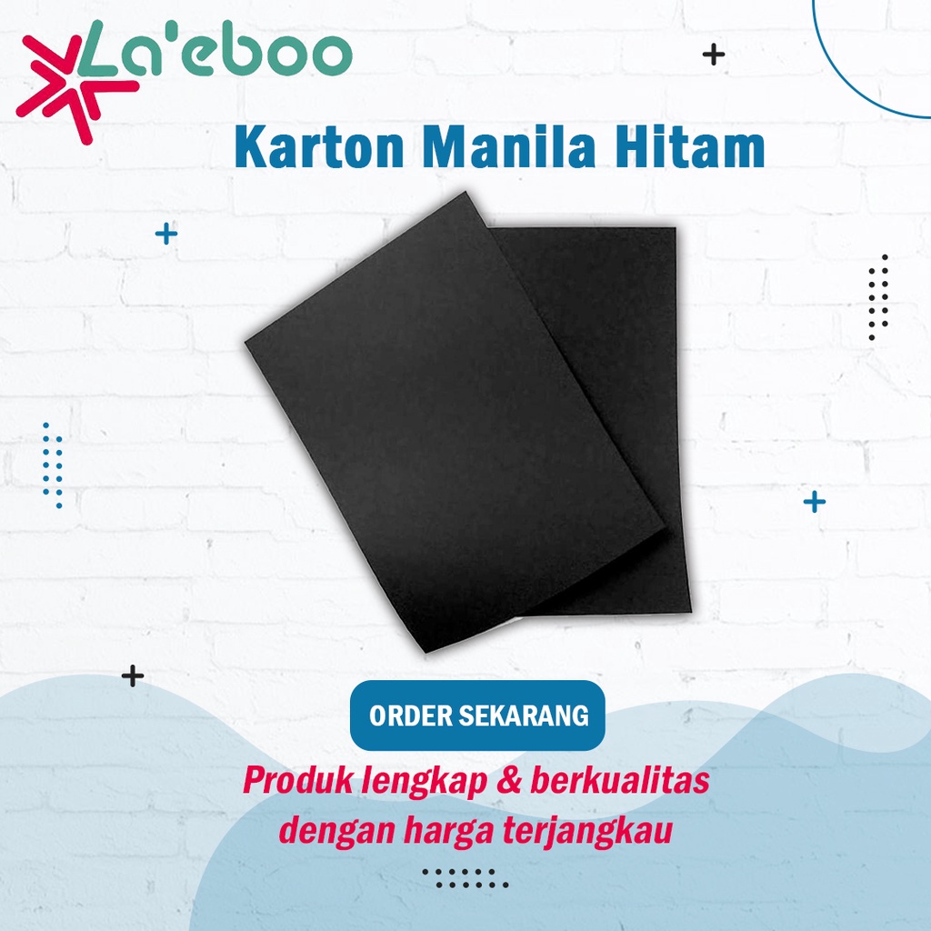 Jual Karton Manila Hitam/Putih | Shopee Indonesia