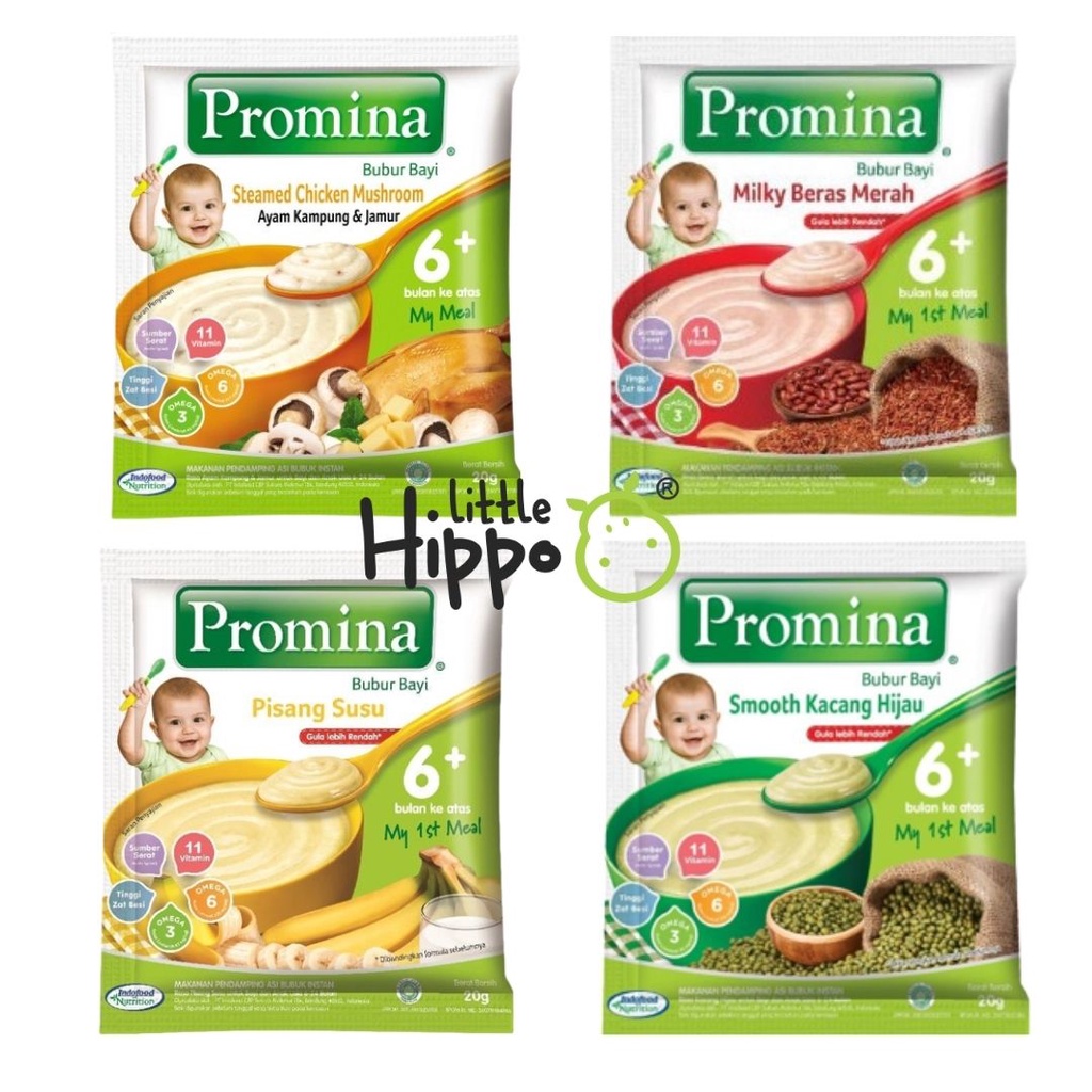 Jual Promina Bubur Tim Bayi Cereal Sachet 20gr 25gr Makanan mpasi Baby ...