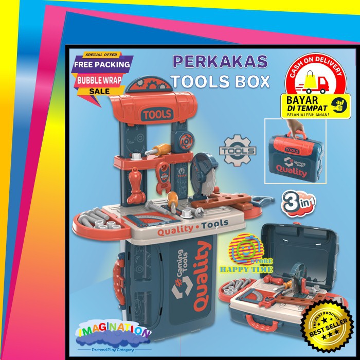 Jual Mainan Anak Laki Laki Mainan Edukasi Alat Perkakas Tukang Maenan ...