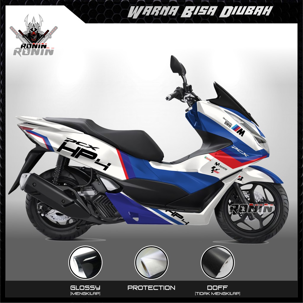 Jual Sticker decal FULL BODY All New PCX 160 Motif BMW Livery White ...