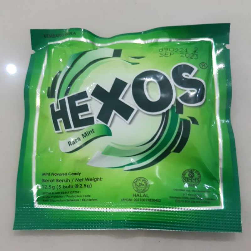 Jual Hexos Mint (5butir@2,5g) | Shopee Indonesia