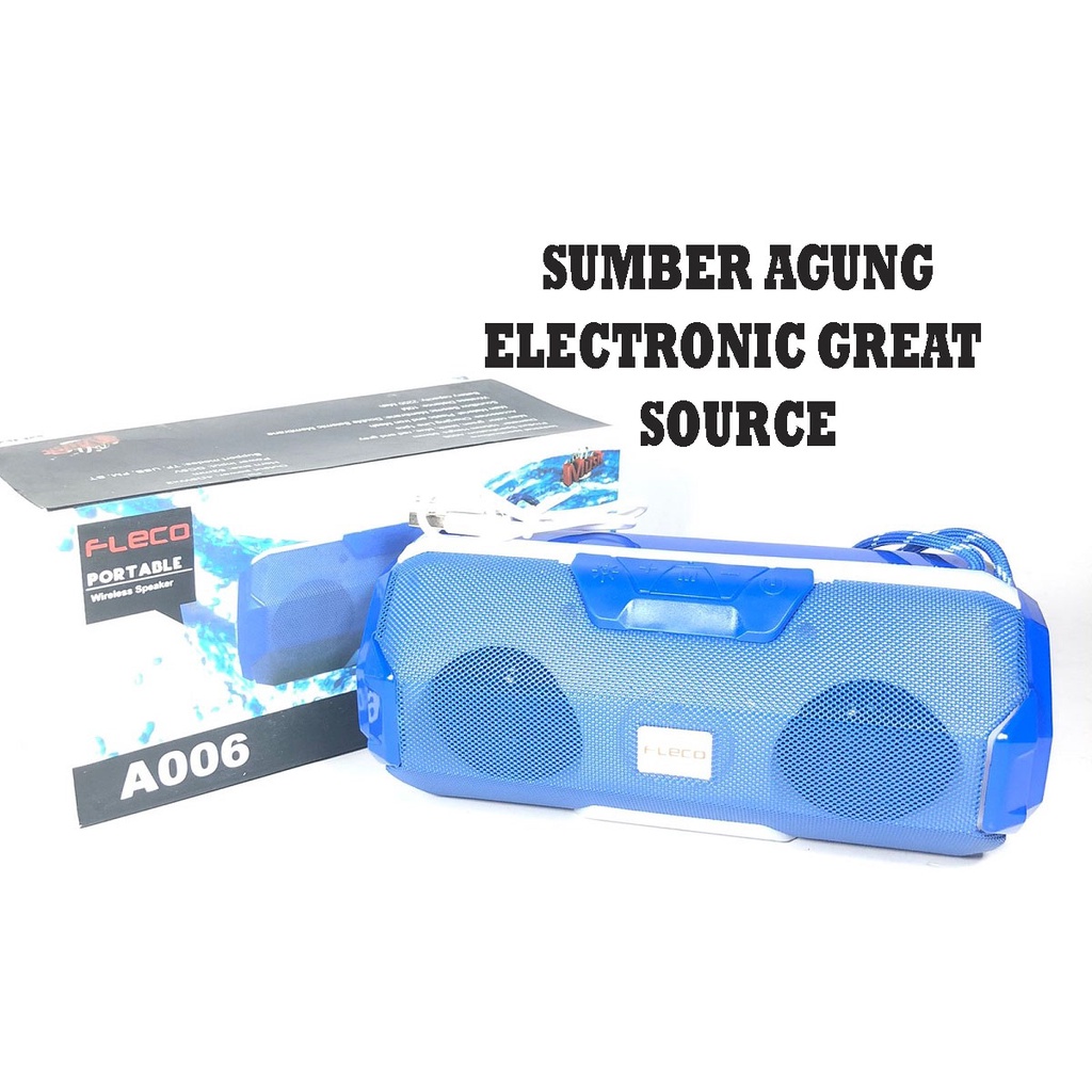 Jual Fleco A006 Portable Wireless Speaker Gaming Powerfull Bass ...