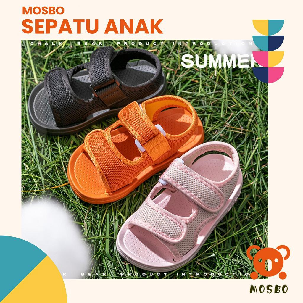Jual MOSBO Sepatu Sandal Anak Kain Bernapas Solid Kain Breathable EVA ...