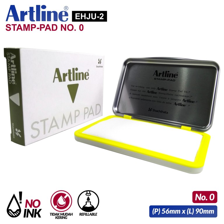 Jual [PCS] ARTLINE STAMP PAD MEDIUM NO. 0 (EHJU-2) BAK STEMPEL TEMPAT ...