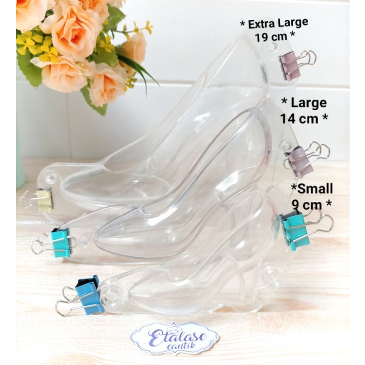 Jual Cetakan coklat sepatu / cetakan heels / cetakan puding heels ...