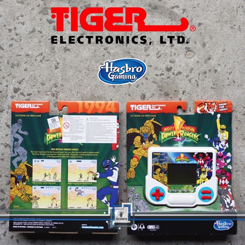 Jual Hasbro Video Game POWER RANGERS Tiger Electronics Game Watch Retro ...