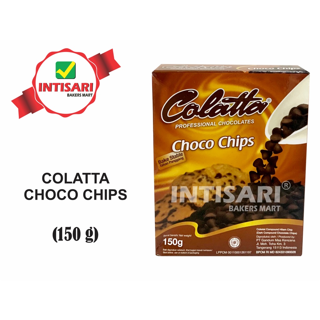 Jual COLATTA CHOCO CHIPS 150 G | Shopee Indonesia