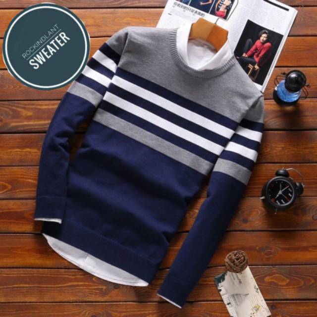 Jual Sweater Oneck Pria/Sweater Crewneck Pria/Sweater pria | Shopee ...