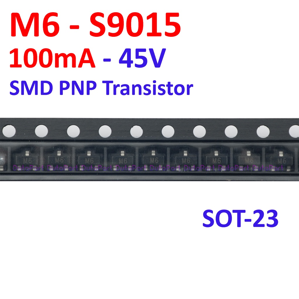 Jual M6 S9015 100mA 45V SMD PNP Transistor SOT-23 9015 SOT23 | Shopee ...