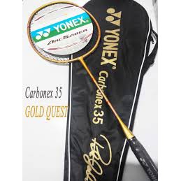 Jual Raket Badminton Yonex Carbonex 35 Extended & GOLD QUEST Edition Murah | Shopee Indonesia
