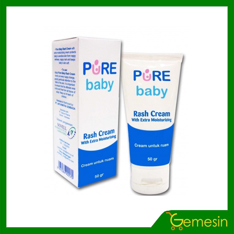 Jual Pure Baby Rash Cream with Extra Moisturizing 50ml | Shopee Indonesia