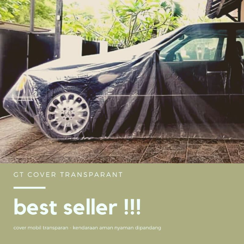 Jual Car Cover Transparant Transparan Sedan Besar - Waterproof Cover ...