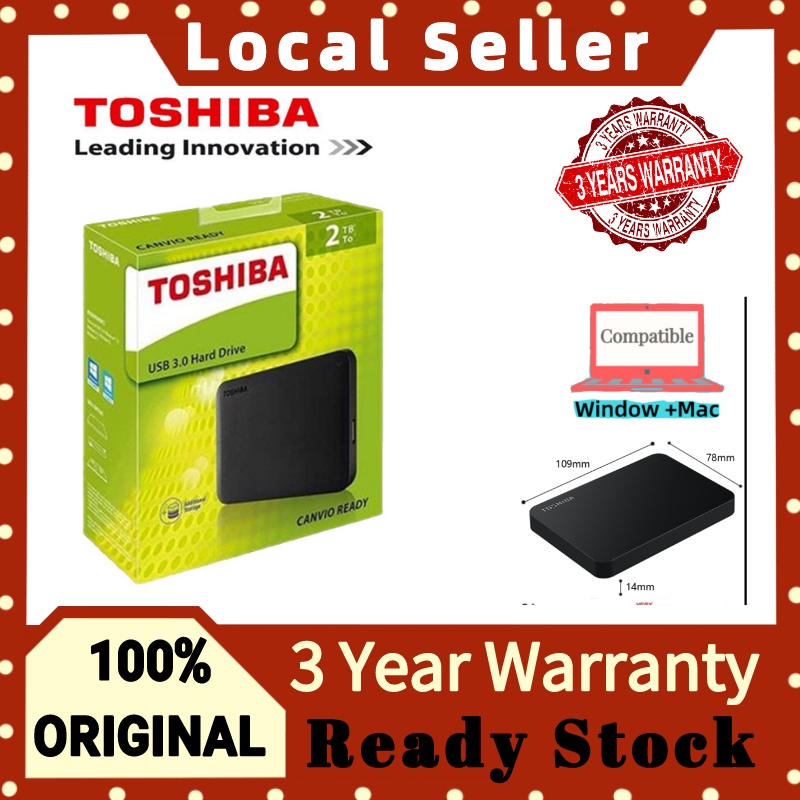 Jual Toshiba Canvio Basic HD Hardisk Eksternal / HDD External USB 3.0 Portable Hard Disk ...